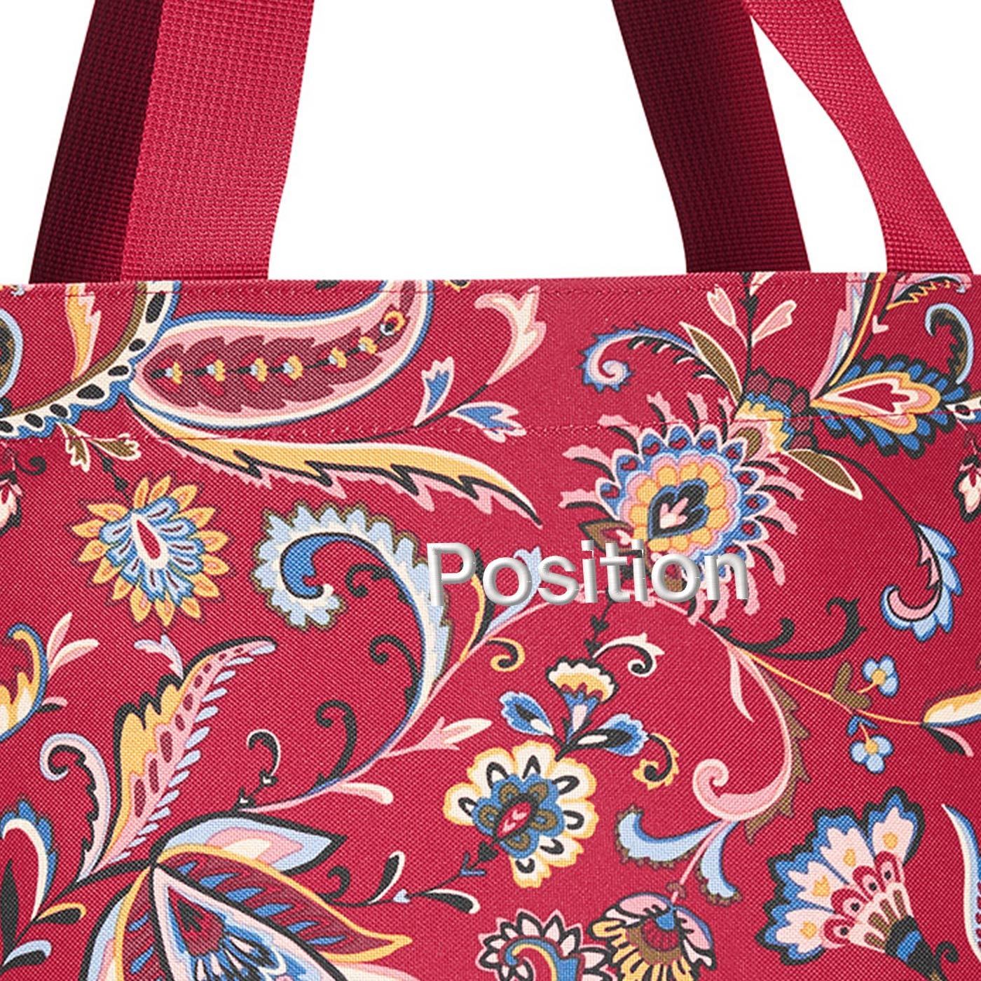 Nákupní taška Shopper M paisley ruby | iFantazie.cz